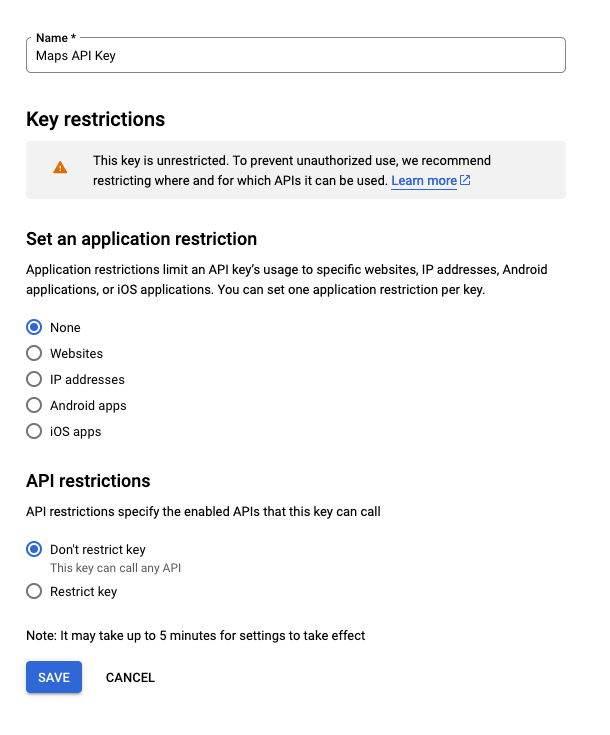 Securing and Limiting Google maps API – CloudChowder – It is always cloudy with a chance of soup!
